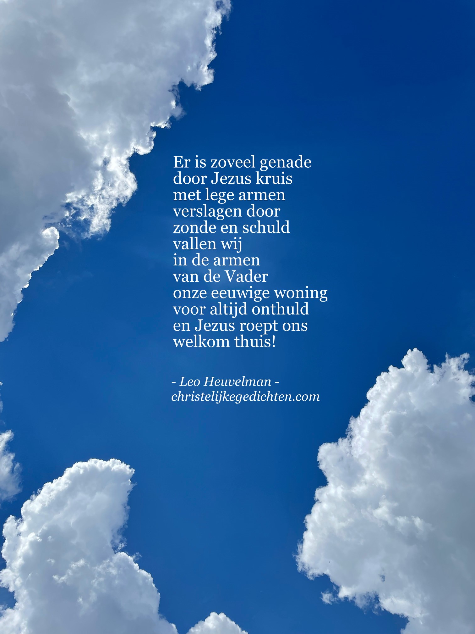 Zoveel genade - Christelijke Gedichten