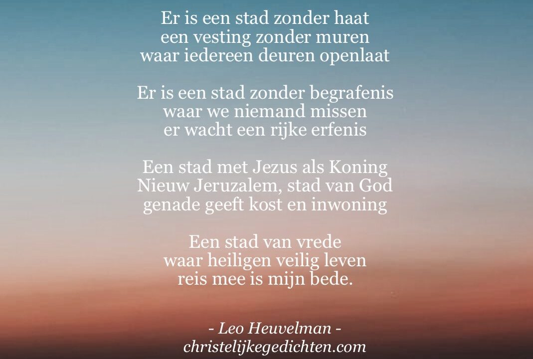 Een stad - Christelijke Gedichten